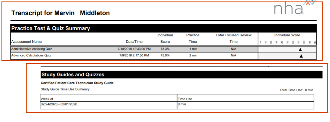 How to View Study Material Reporting